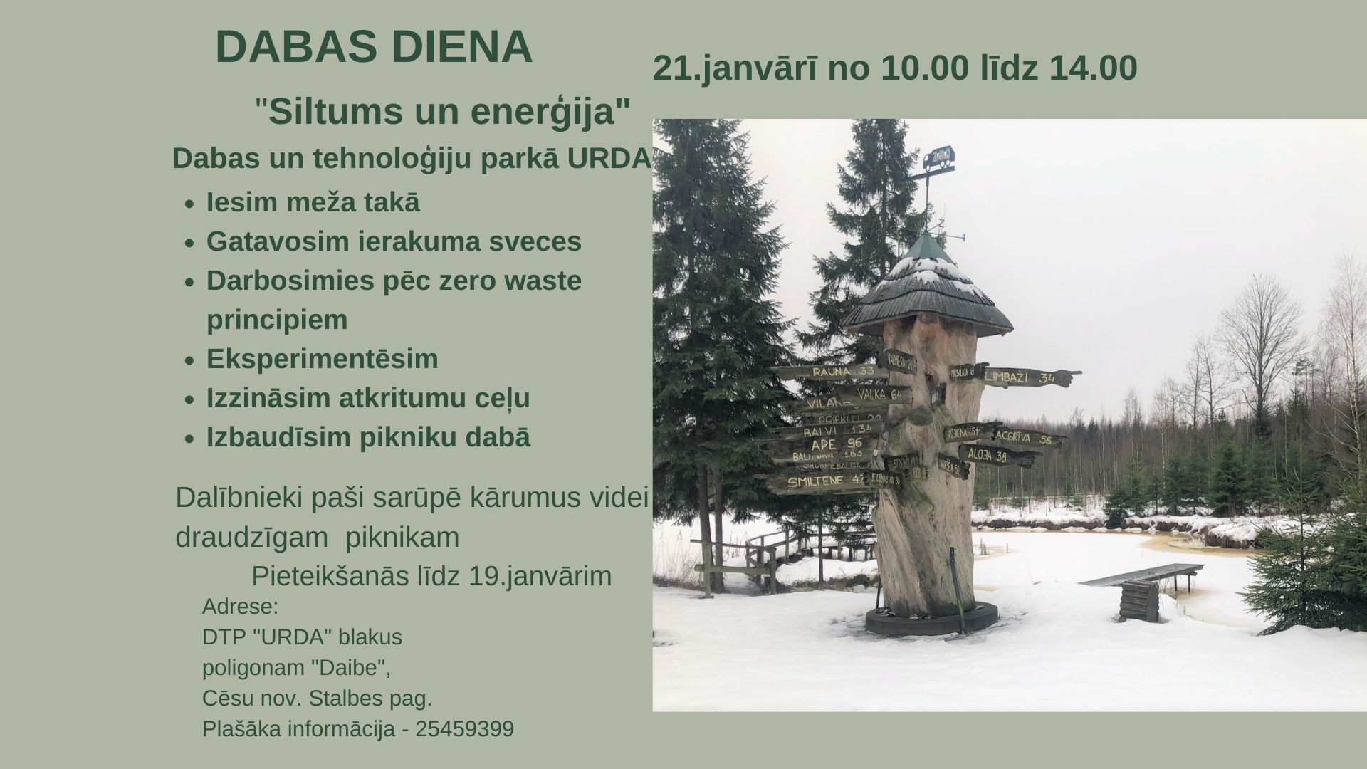 Dabas diena "Siltums un enerģija" – News – Urda